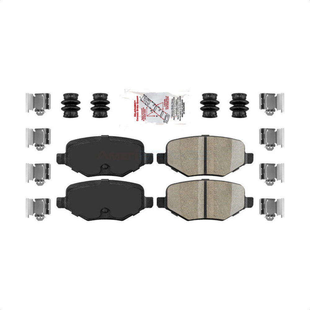Rear Ceramic Disc Brake Pads NWF-PTC1377A For Ford Explorer Edge Taurus ...