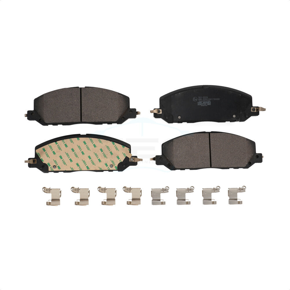 Front Ceramic Disc Brake Pads TEC-2229 For Ford Explorer Lincoln Aviat